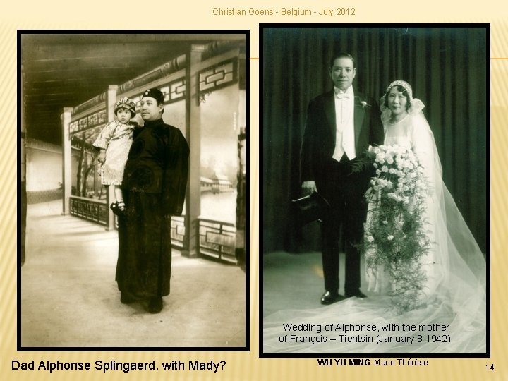 Photo album Gerald Keet his wife Madeleine Splingaerd