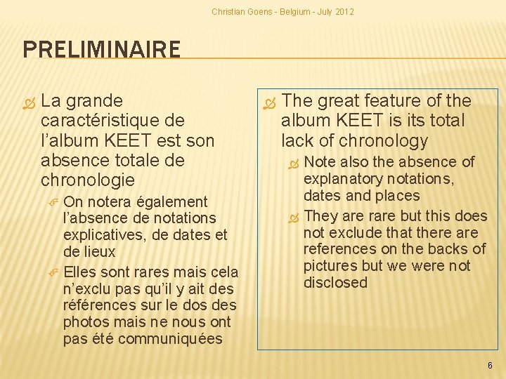 Photo album Gerald Keet his wife Madeleine Splingaerd