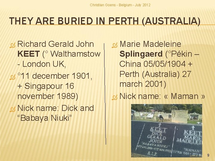 Photo album Gerald Keet his wife Madeleine Splingaerd