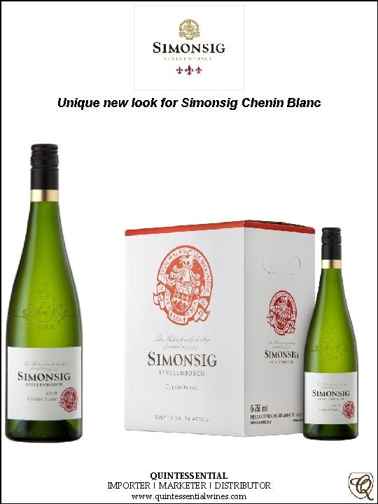 Unique new look for Simonsig Chenin Blanc and