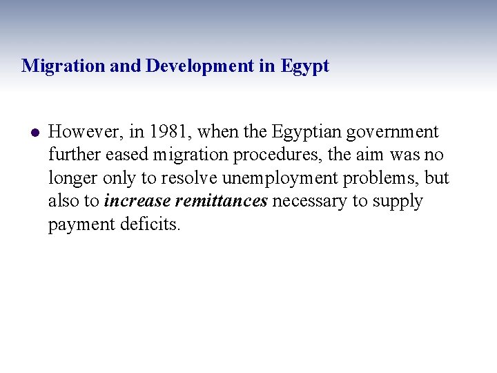 Egyptian Migration Trends Figures and Current Challenges CAPMAS