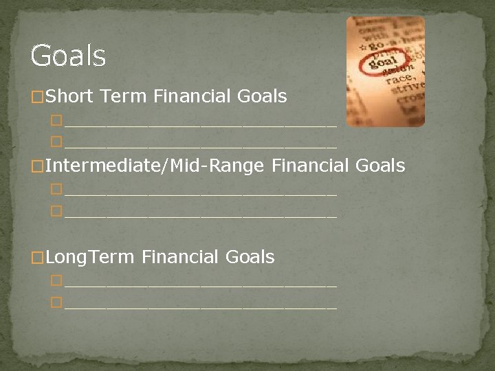 Financial Literacy For today What is important to