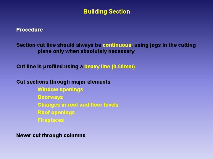 Building Section References Wakita O A Linde R