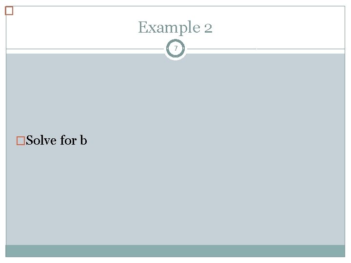 Lesson 2 2 b 1 LITERAL EQUATIONS AS