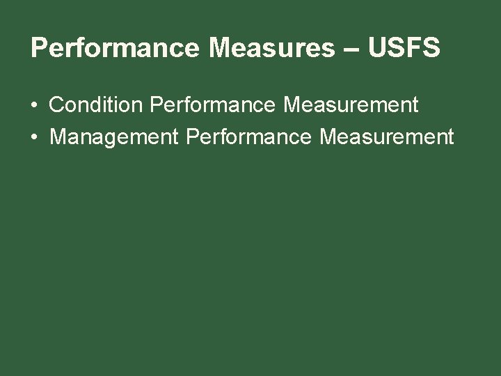 Unstable Slope Management Program USMP for Federal Land