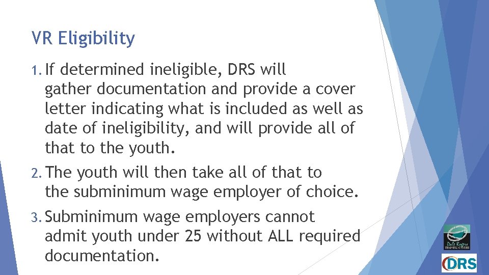 Workforce Innovation and Opportunity Act Steps for Transition