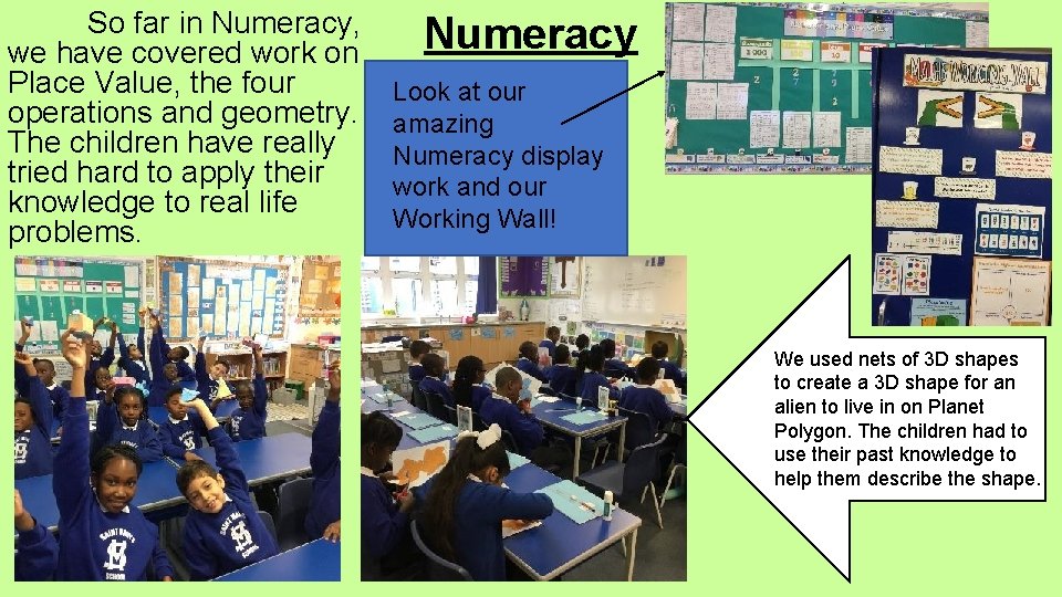 Welcome to Year 3 St Bernadette The children