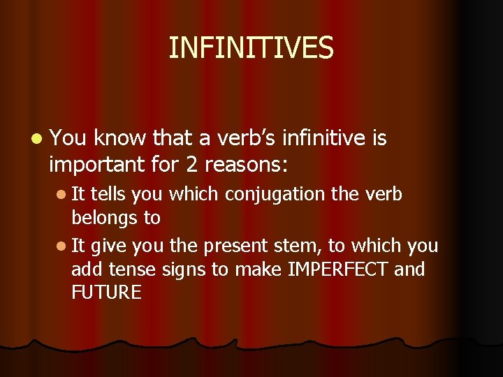 FORMING LATIN VERB TENSES How to turn any