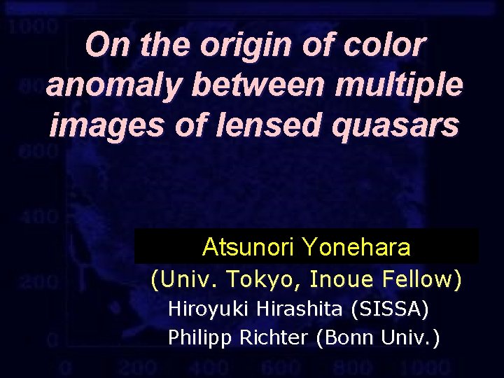 On the origin of color anomaly between multiple
