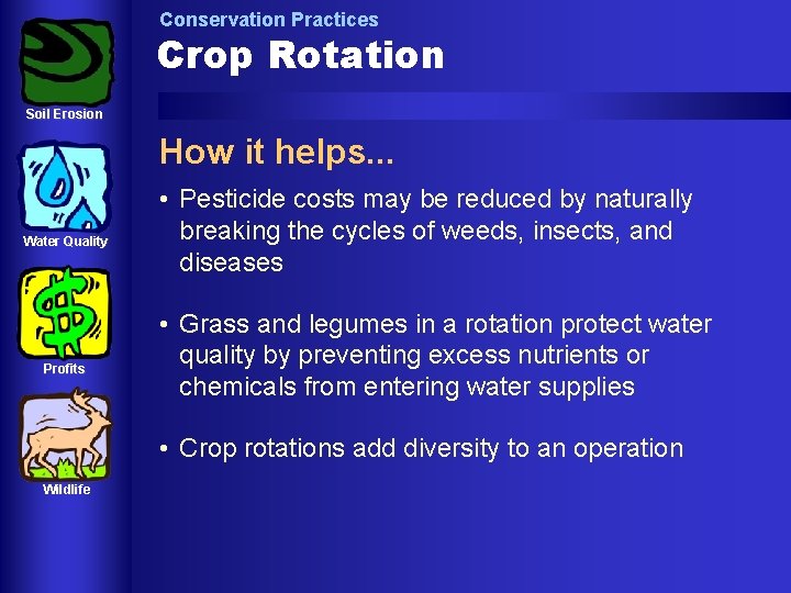 Farming Practices Soil Erosion Water Quality Wildlife Learning