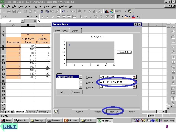 Microsoft Excel Basics Lesson 22 XY Scattergram An