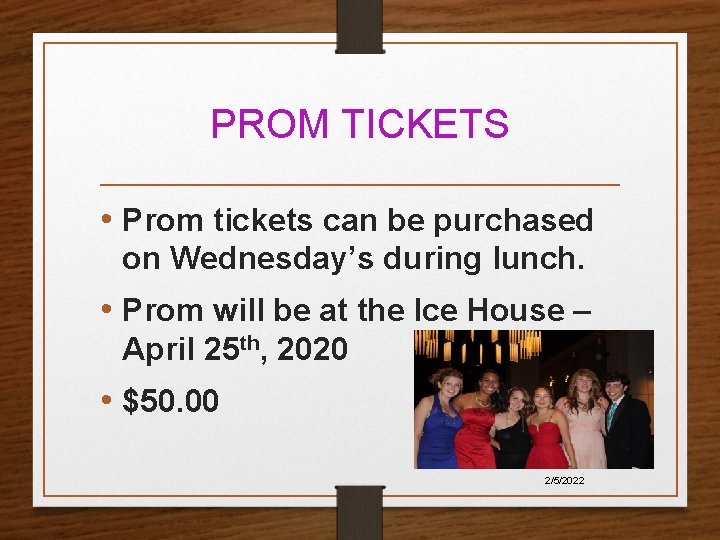 SPENCER COUNTY HIGH SCHOOL FEBRUARY 7 th 2020