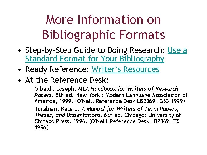 Library Research Strategies HS 300 79 The Reading