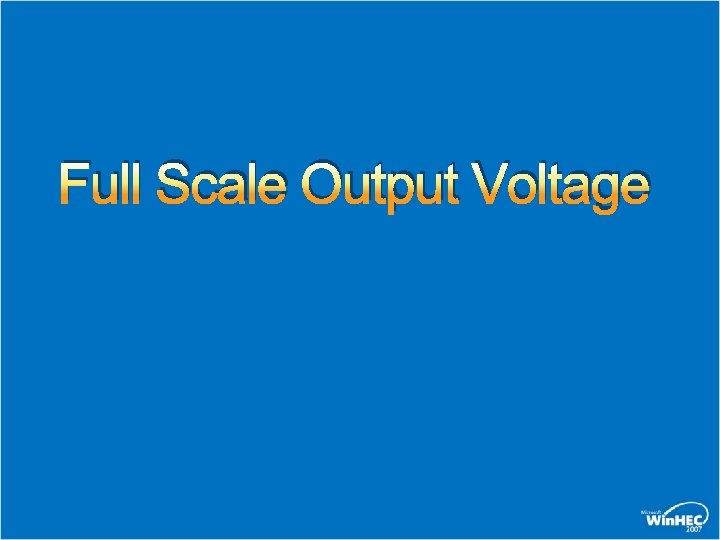 Windows Audio Fidelity Tests And Your Board Design