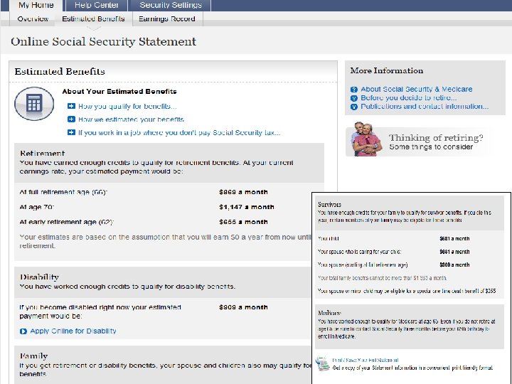 Social Security Administration Understanding Social Security Benefits ...