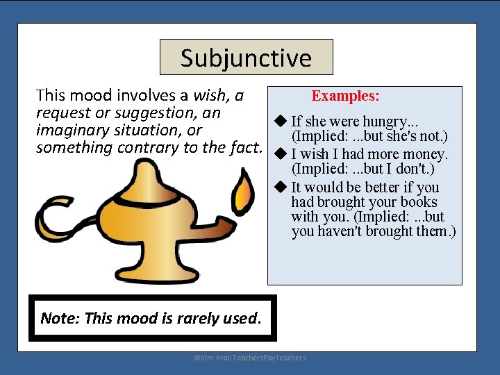 VERB MOODS Moody little verbs Reminder A VERB