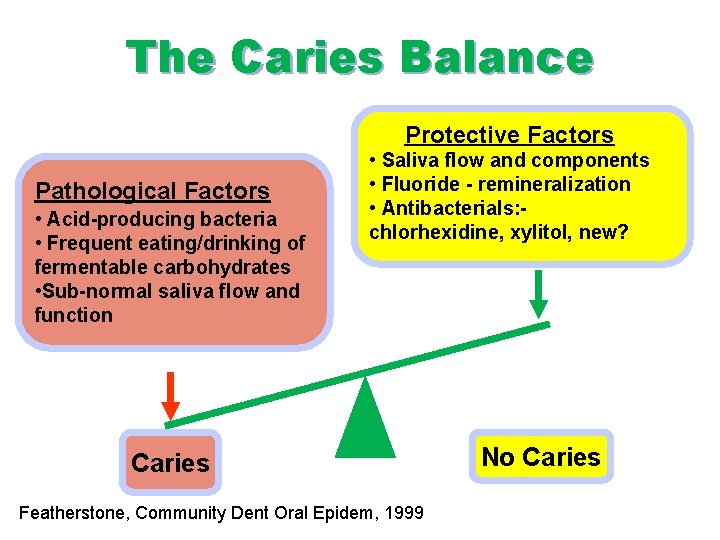 Caries Management and Prevention John D B Featherstone