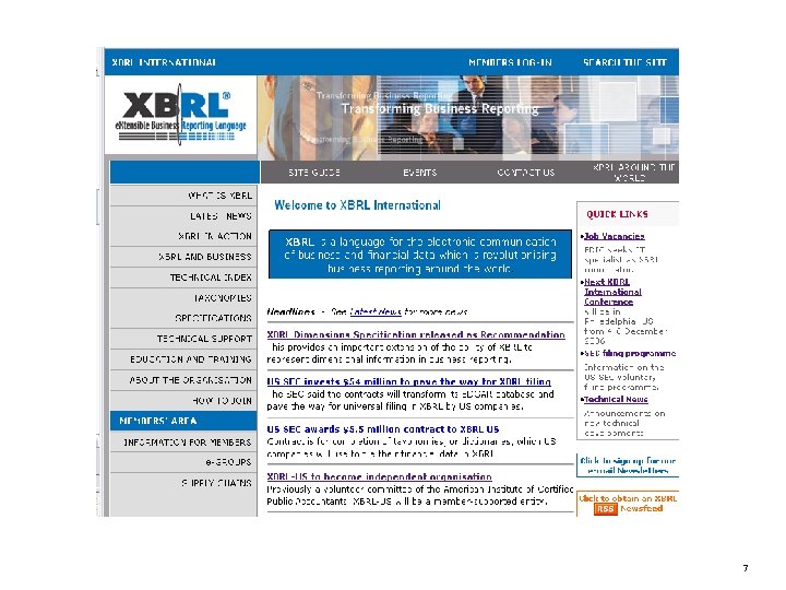 Global Financial Reporting Advancing Data Sharing Architecture with