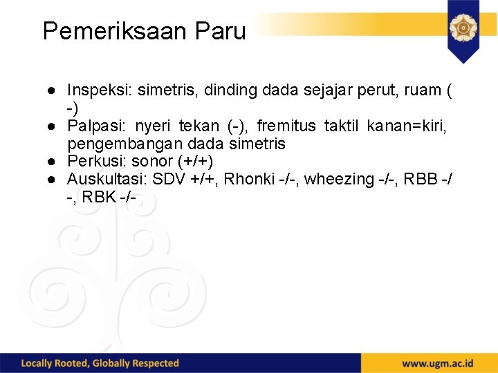 Tutorial Low Back Pain Pembimbing dr Farida Niken