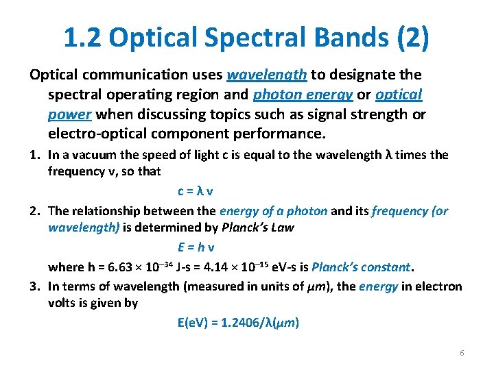 Optical Fiber Communications Chapter 1 Overview Overview Chapter