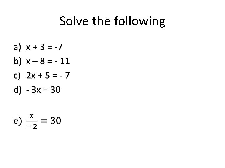 Chapter 2 sec 6 Equations and Application Solution