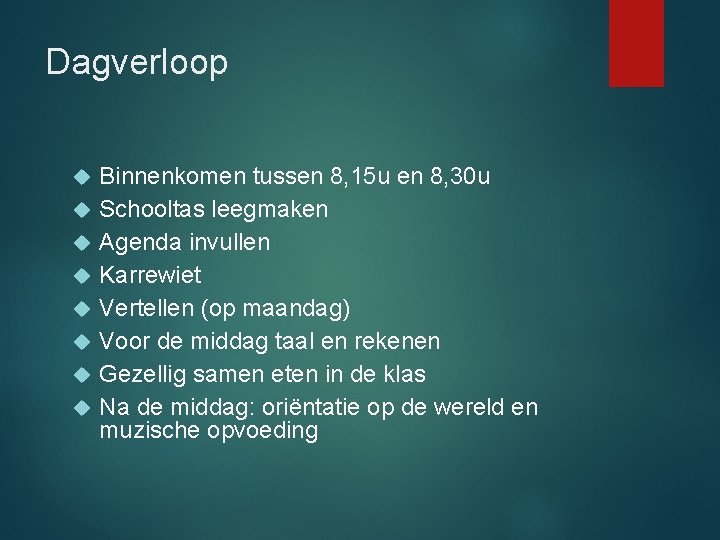 Welkom Wie is wie Juf An en juf