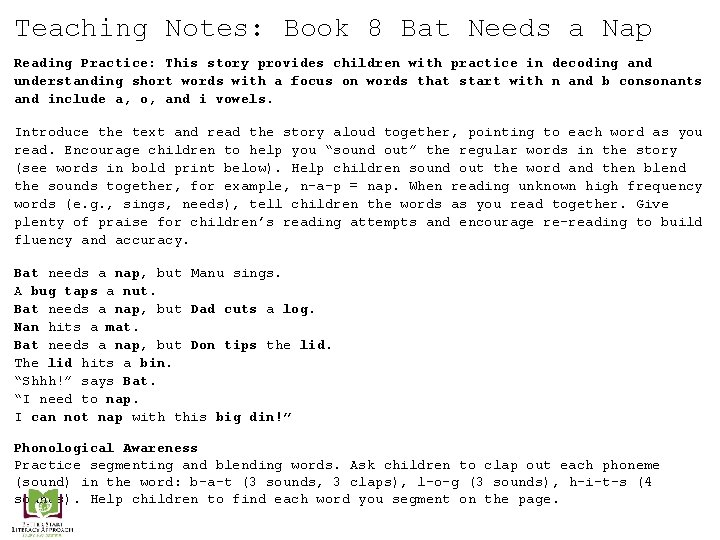 Bat Needs a Nap By Maggie Boston Illustrations