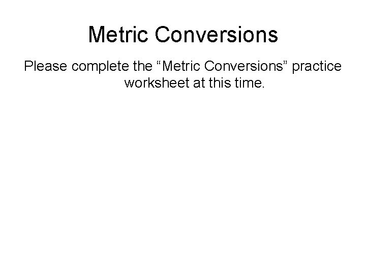 Lesson goals and objectives At the end of