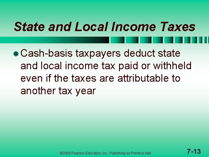 2009 Pearson Education Inc Publishing as Prentice Hall