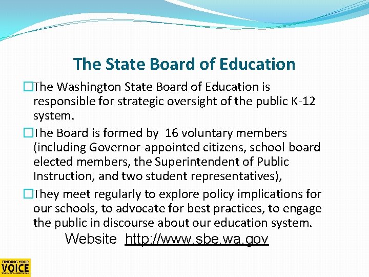 Understanding the public education system Presented by Adie