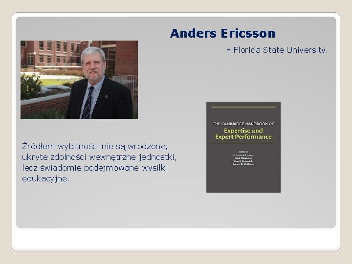 Relacja mistrz ucze w metodzie wicze pogbionych deliberate