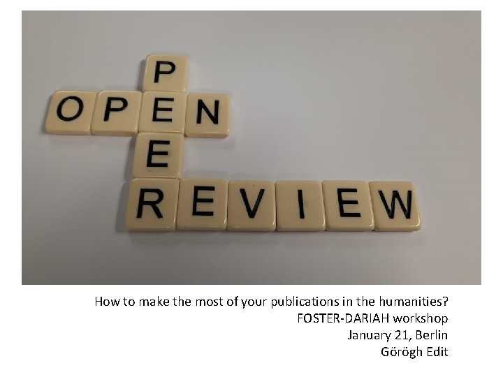 How to make the most of your publications