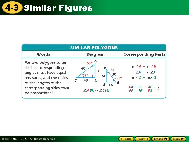 4 3 Similar Figures Warm Up Problem of