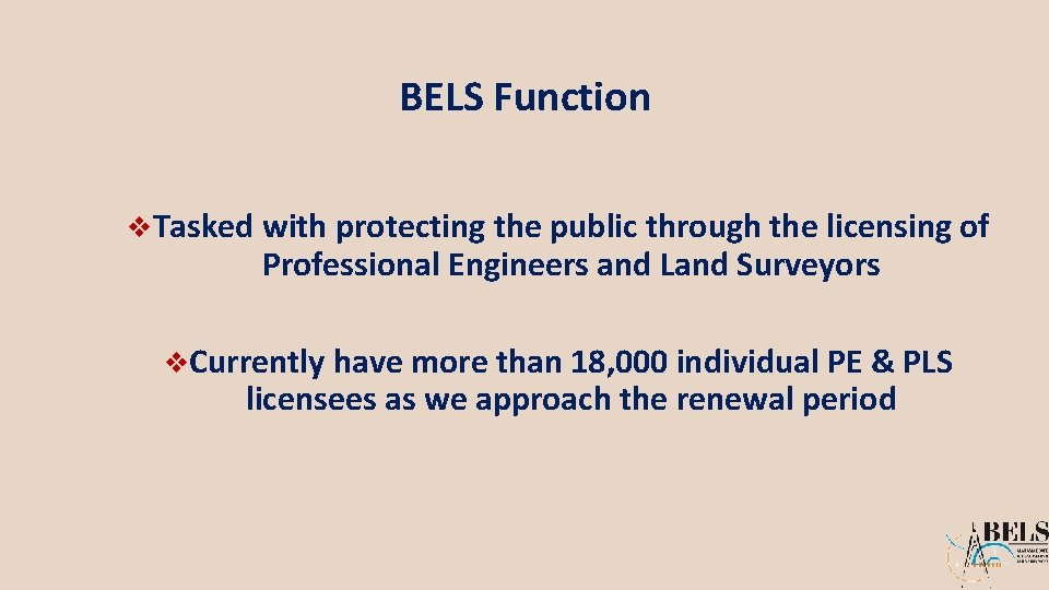 Alabama Board of Licensure for PE and LS