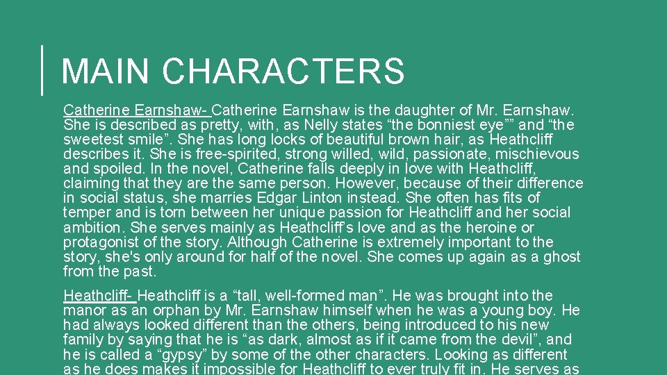 WUTHERING HEIGHTS BY EMILY BRONT Melissa Alvarez Rebecca