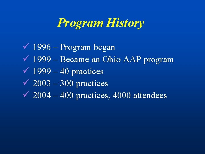 MOBI Maximizing Office Based Immunization A quality improvement