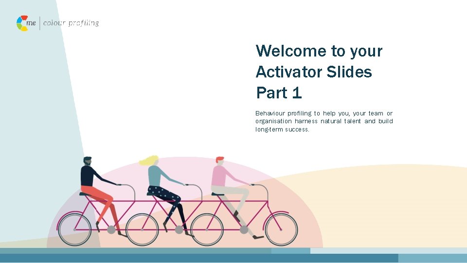 Welcome to your Activator Slides Part 1 Behaviour