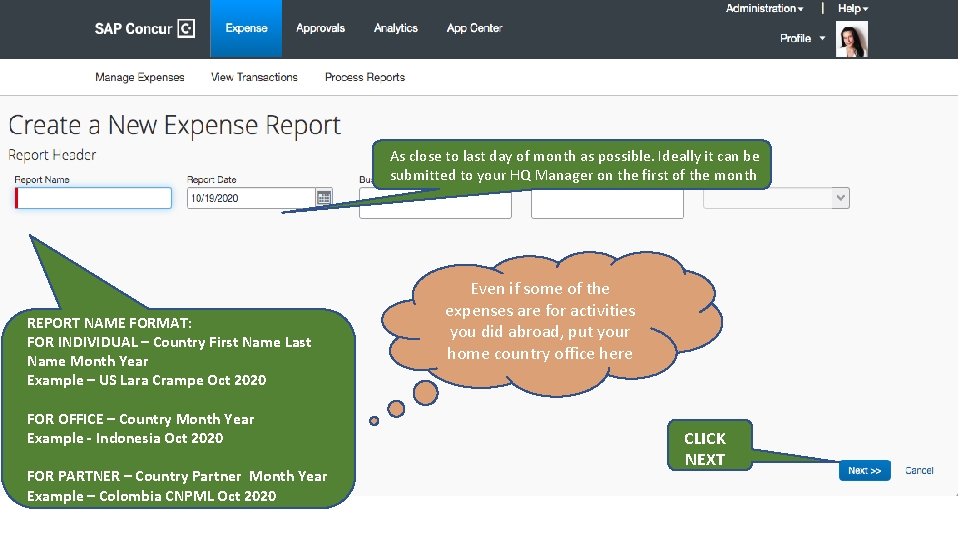 PURE EARTH EXPENSE REPORTING OCTOBER 2020 WHY CHANGE