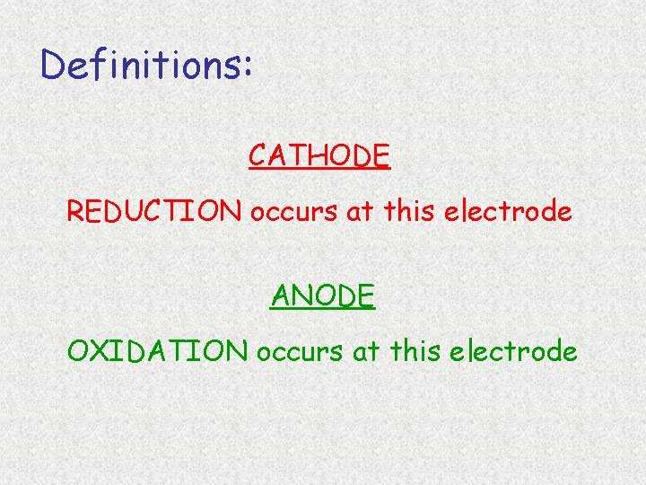 Discovering Electrochemical Cells Part I Electrolytic Cells Many