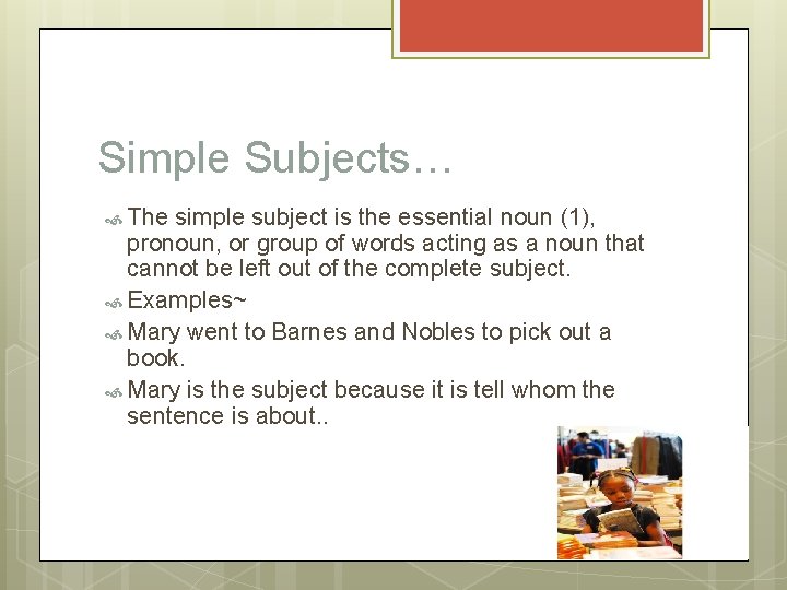 Subjects and Predicates By Julia Altoe 2 nd