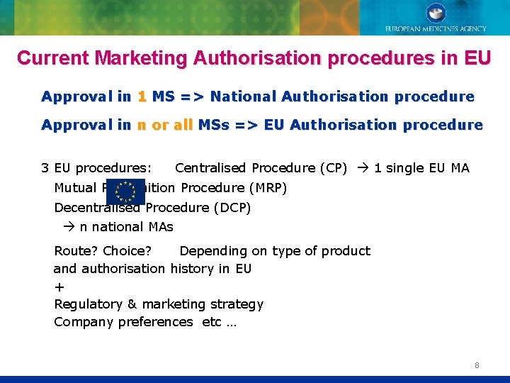 Overview of the EU regulatory system and governance