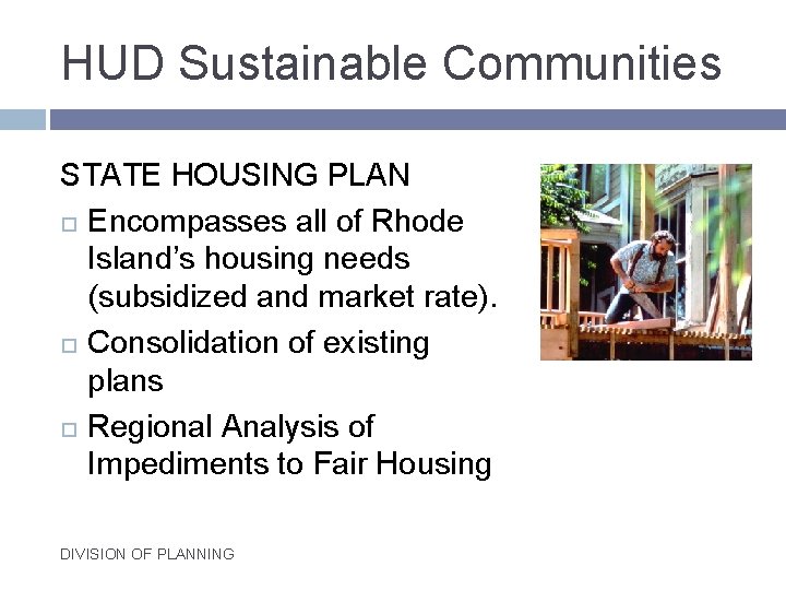 A Sustainable Rhode Island REGIONAL PLAN FOR SUSTAINABLE
