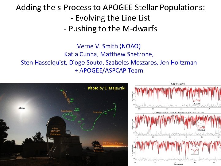 Adding the sProcess to APOGEE Stellar Populations Evolving