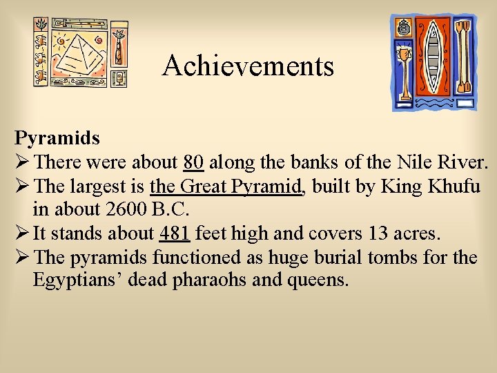 Egypt Ancient Civilizations Historical Overview Ancient Egypt was