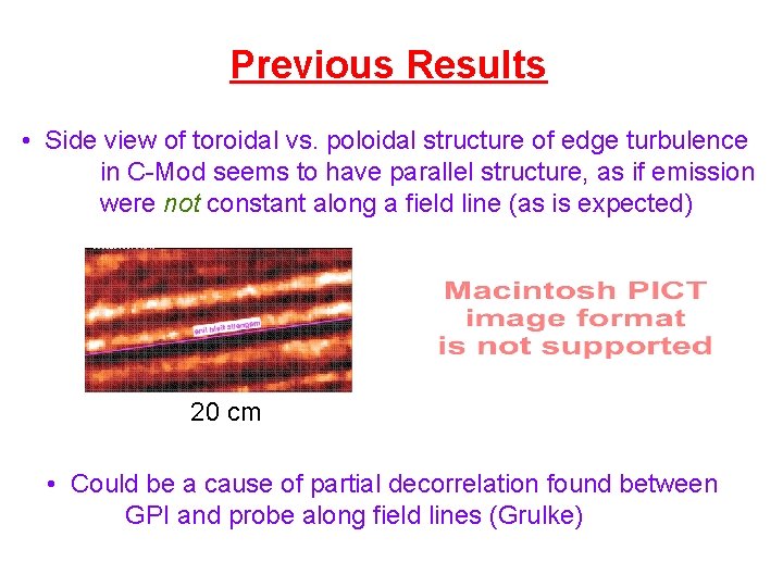 Parallel Structure of Edge Turbulence S Zweben J