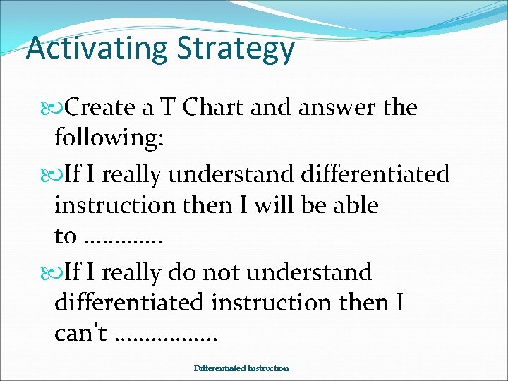 Differentiated Instruction and Student Success Empowering Students Through