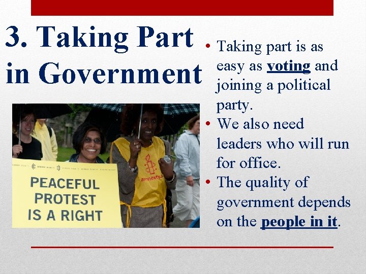 The Duties and Responsibilities of Citizens Chapter 4