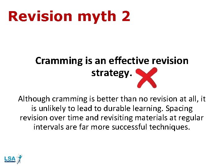 What is effective revision Revision myth 1 Rereading