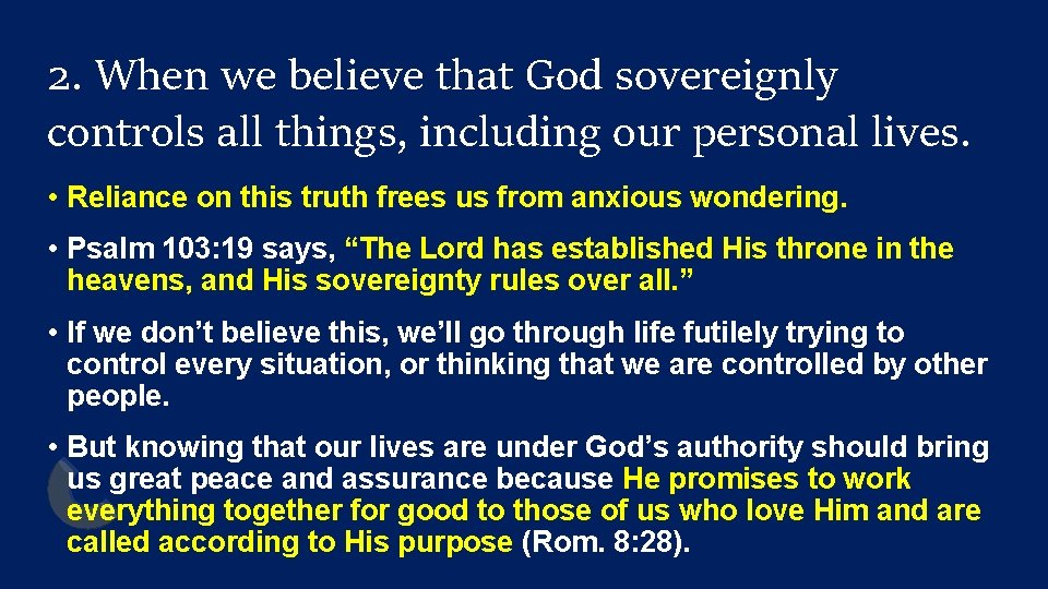 Disturbing the Peace and how to restore it