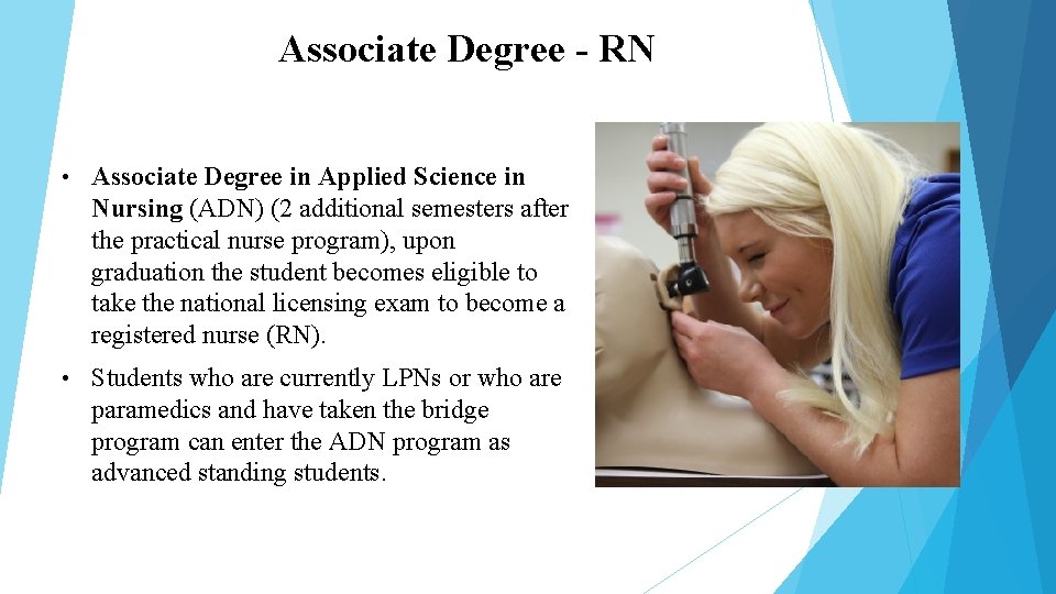 A Road Map to the Dakota Nursing Program